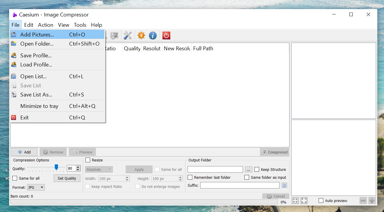 Complete Guide: How to Use Caesium Image Compressor - Artistudio